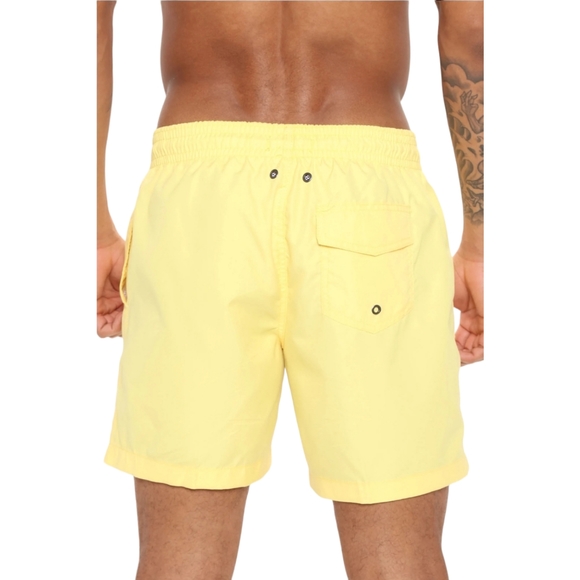 Fashion Nova | Swim | Novamen Yellow Swim Trunks Xl | Poshmark